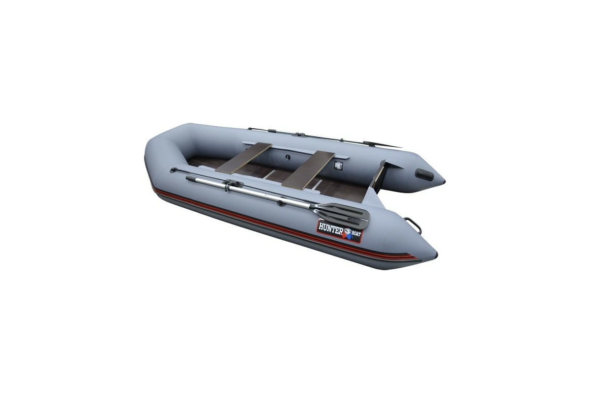 Лодка Hunterboat Хантер 320 Л, серая 4627110220331 - выгодная цена ...
