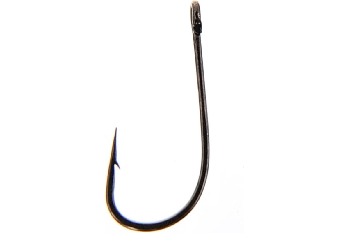 Крючок KOI long carp hook, размер 2 int, цвет bn, 10 шт. KH9511-2BN ...