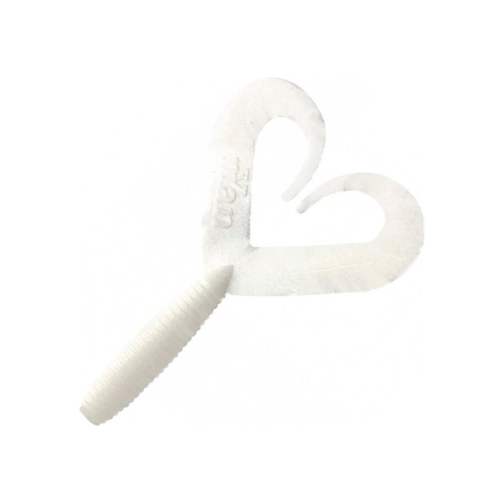 Твистер ЯМАН pro loop-two, р.2 inch, цвет n01 - white, 10 шт. YP-LT2-01 ...