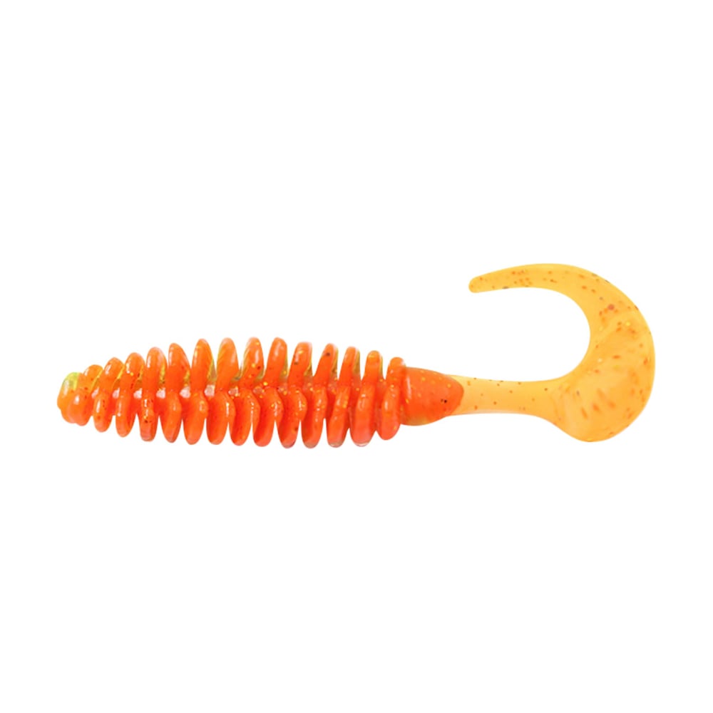 Твистер ЯМАН pro battery tail, р.5 inch, цвет n03 - carrot gold flake ...