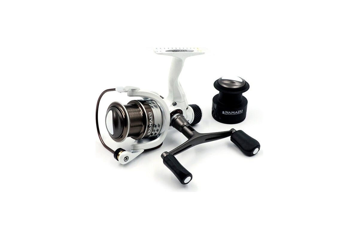 Безынерционная катушка Namazu white fish wf3000, 4+1 подшип N-RWF3000 ...