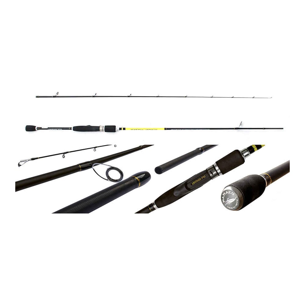 Штекерный карбоновый спиннинг Namazu pro, catch-jack-x, im8, 2.4 м ...