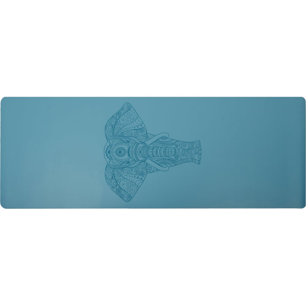Коврик для йоги INEX Yoga PU Mat полиуретан c гравировкой, 185x68x0.4 ...