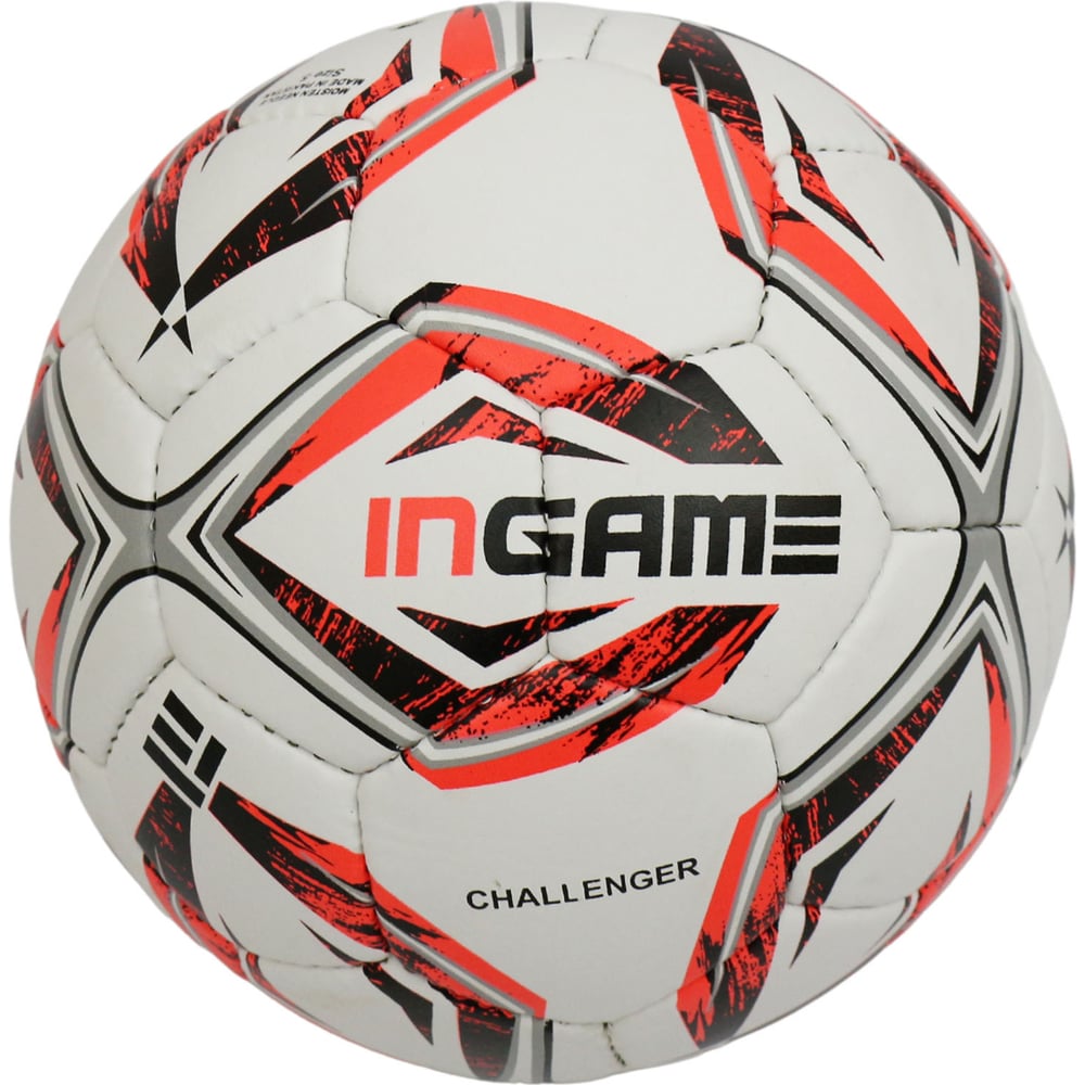 Футбольный мяч INGAME ifb-101 challenger, бело-розовый УТ-00001256 ...