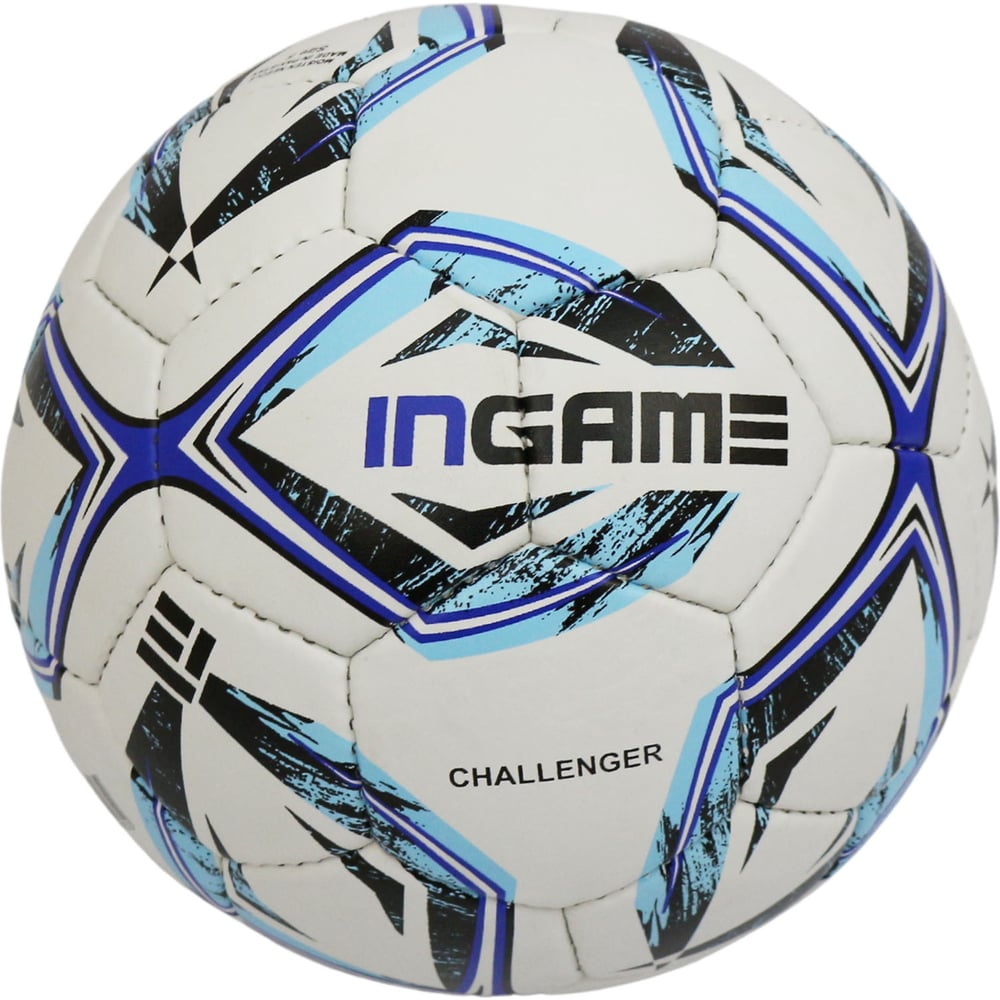 Футбольный мяч INGAME ifb-101 challenger, бело-синий УТ-00001255 ...