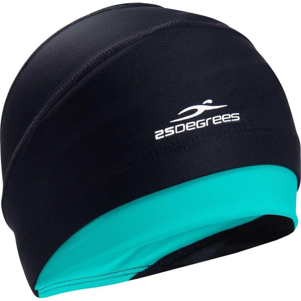 Шапочка для плавания 25DEGREES Duplo Black/Aquamarine 25D21015A ...