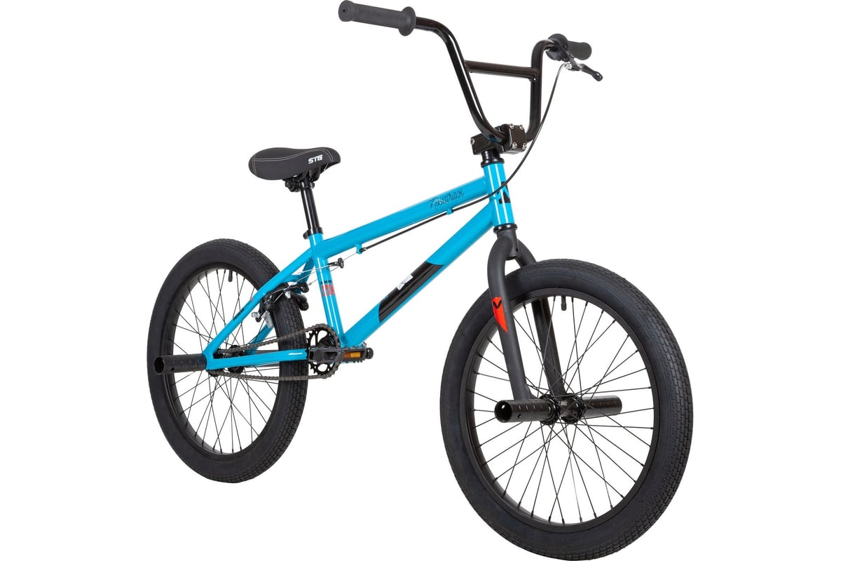 Велосипед NOVATRACK BMX WOLF диаметр колес 20", синий, сталь , рама 10 ...
