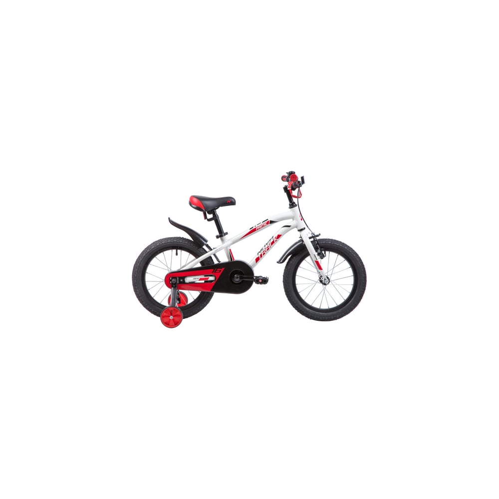 Велосипед NOVATRACK PRIME диаметр колес 16", алюминий, белый, полная ...