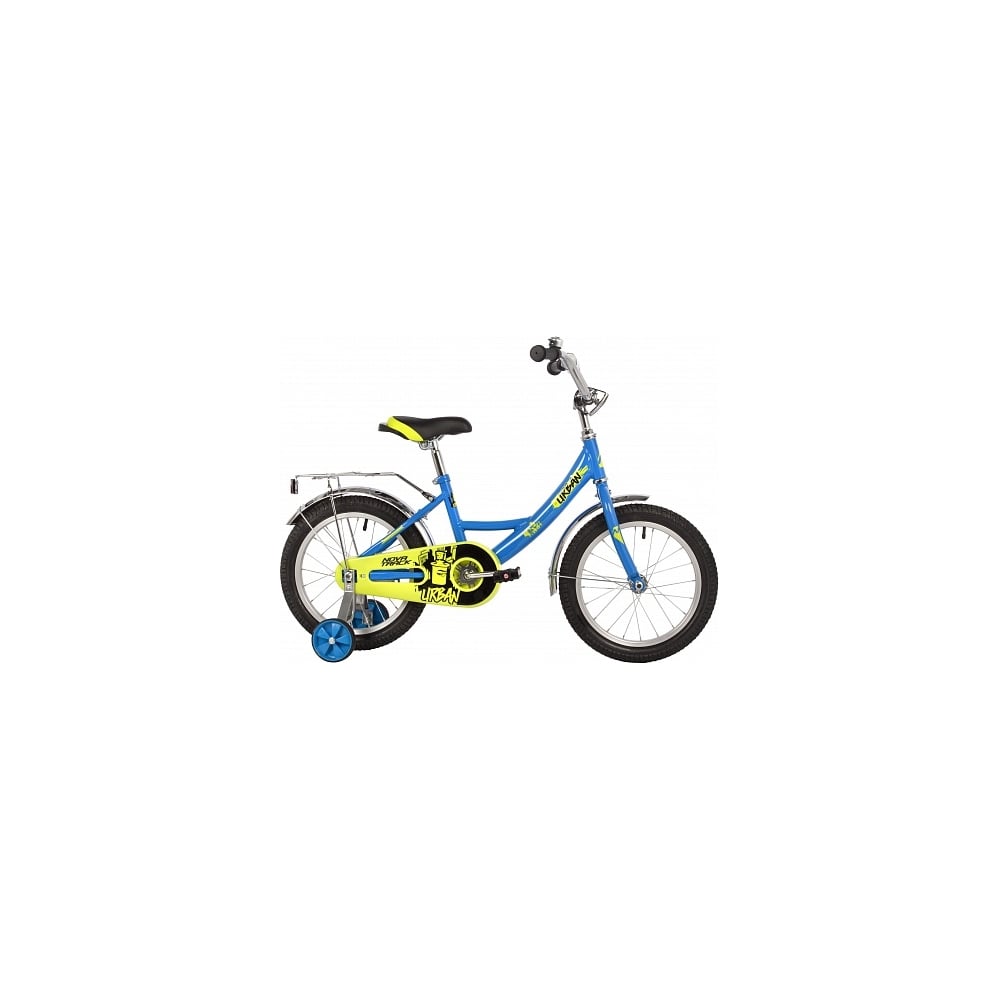 Велосипед NOVATRACK 16" URBAN синий, полная защита цепи, тормоз ножной ...