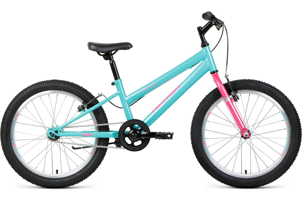 Велосипед ALTAIR MTB HT 20 low размер рамы 10.5, 2019-2020, мятный ...