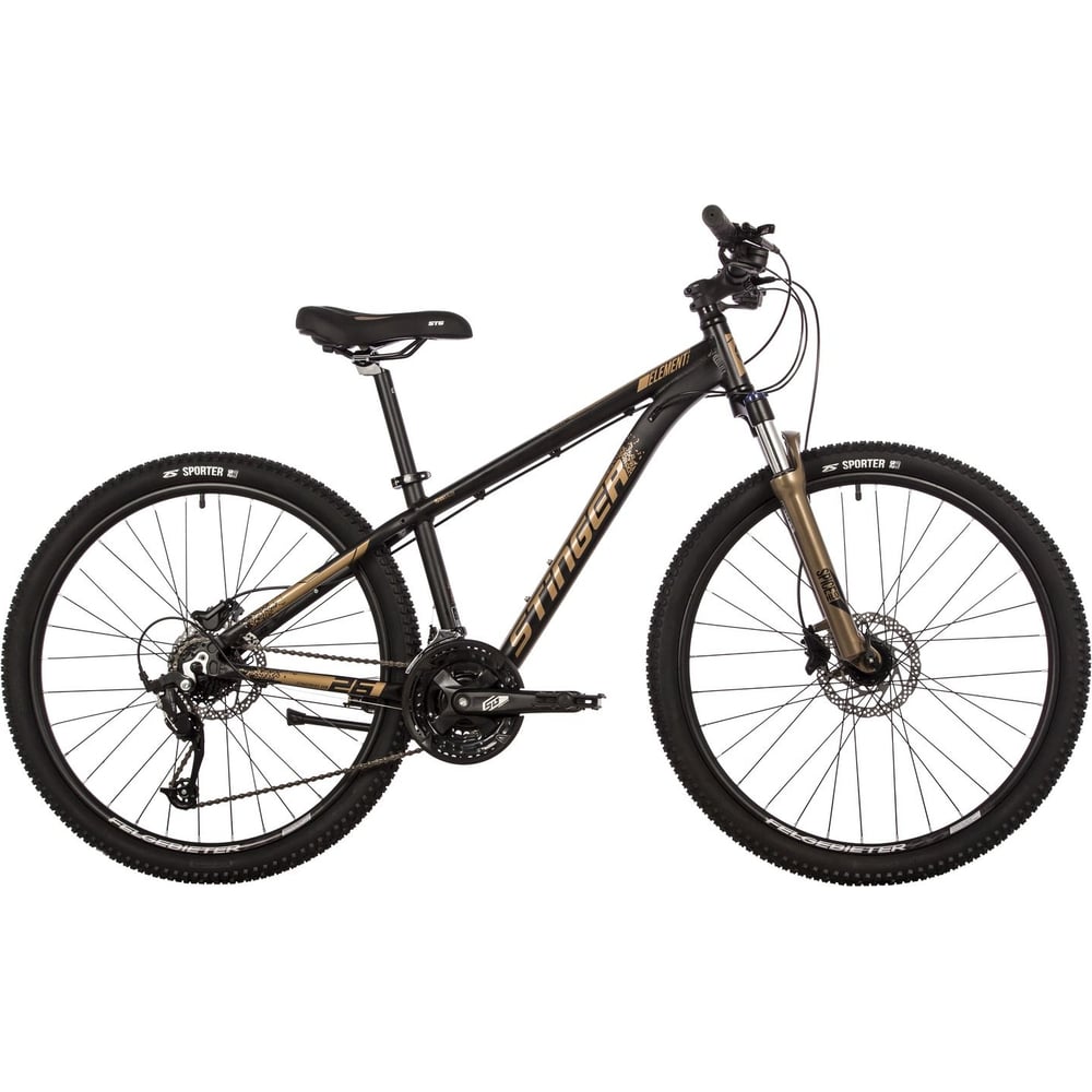 Велосипед STINGER ELEMENT PRO 26" золотистый, алюминий, размер 14" 26AHD.ELEMPRO.14GD3 ...