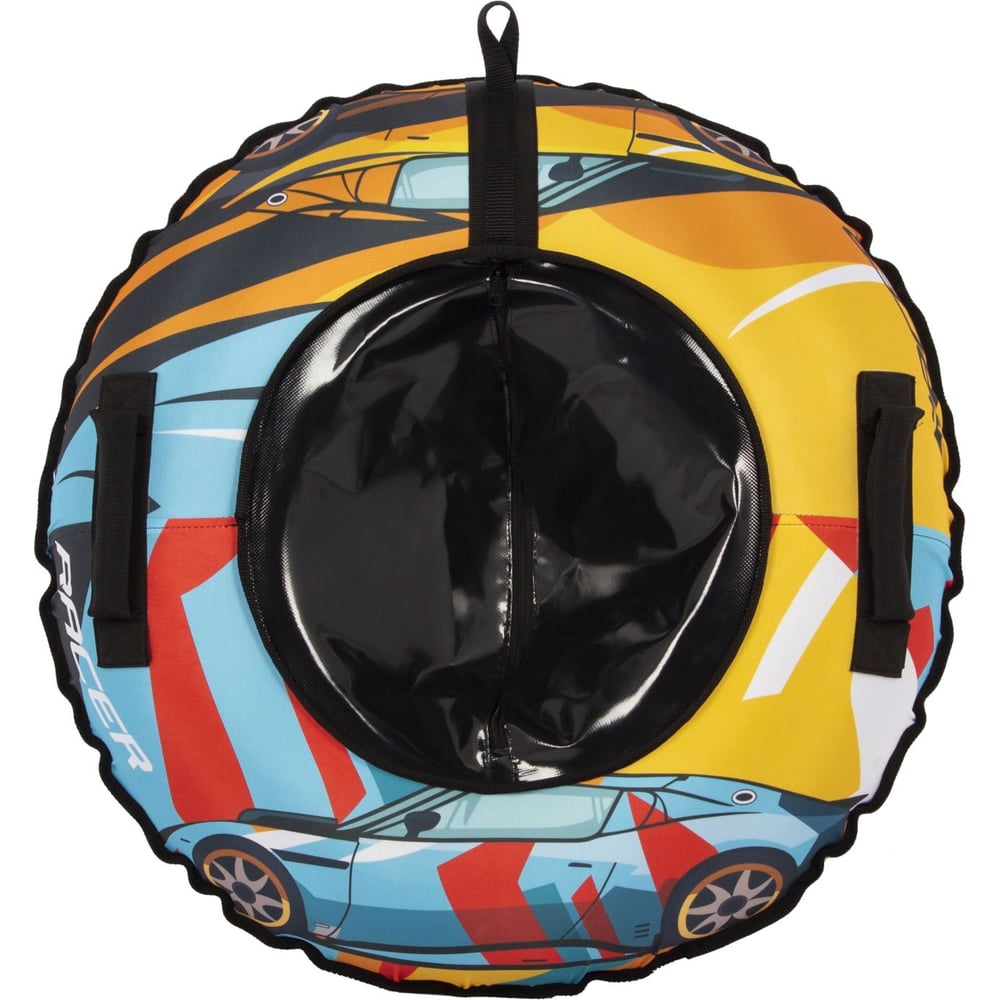 Тюбинг Snowstorm BZ-100_RACER, 100 см, желтый с черным W112885 ...