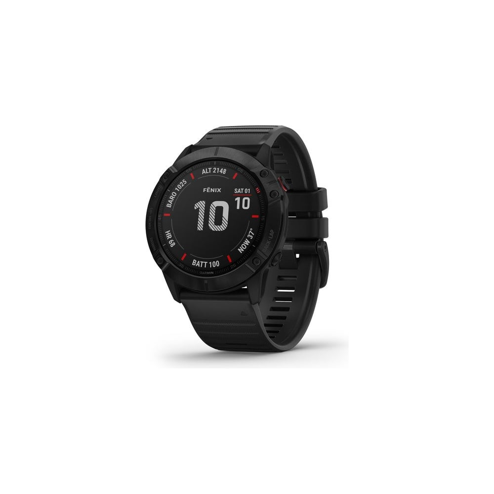 Смарт-часы Garmin fenix 6X Pro черный с черным ремешком 010-02157-01 ...