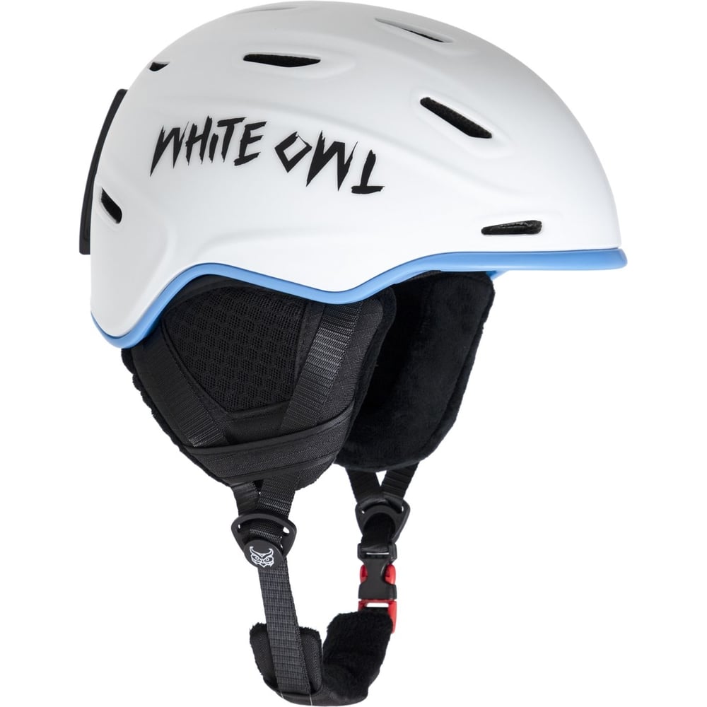 Зимний шлем White Owl HK004, M/54-58 см, белый с синим W112792 ...