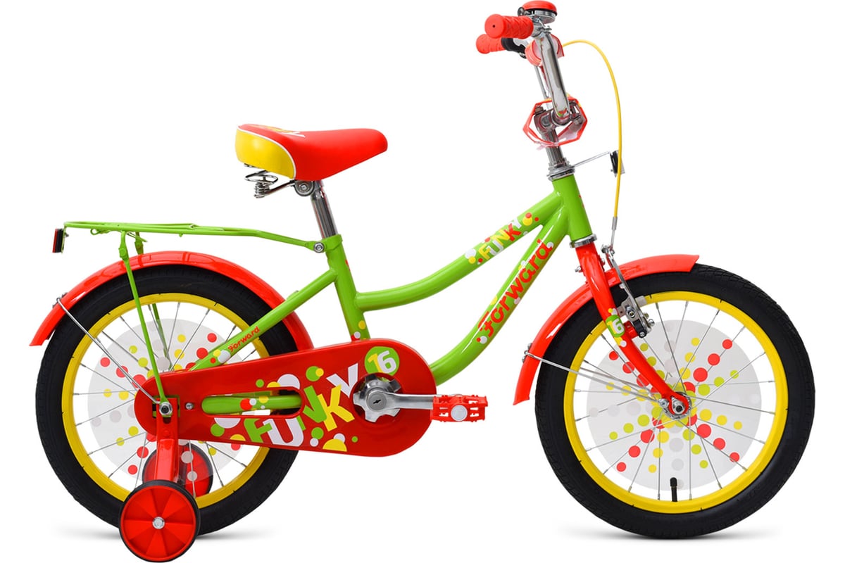 Велосипед FORWARD FUNKY 16, 2018-2019, зеленый, RBKW9LNG1013 - выгодная ...