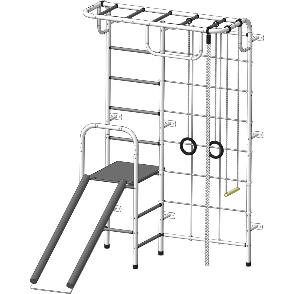 Детский спортивный комплекс Пионер С107М бело/серый СГ000003482 ...