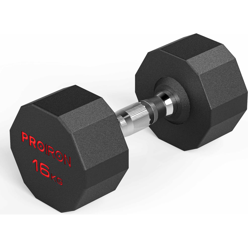 Гантель обрезиненная PROIRON 16 кг Г1160ОБР - выгодная цена, отзывы ...
