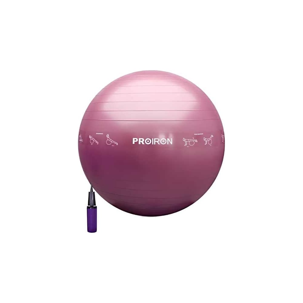 Фитбол PROIRON с принтом, 65 см, красная роза ФП65К - выгодная цена, отзывы, характеристики ...