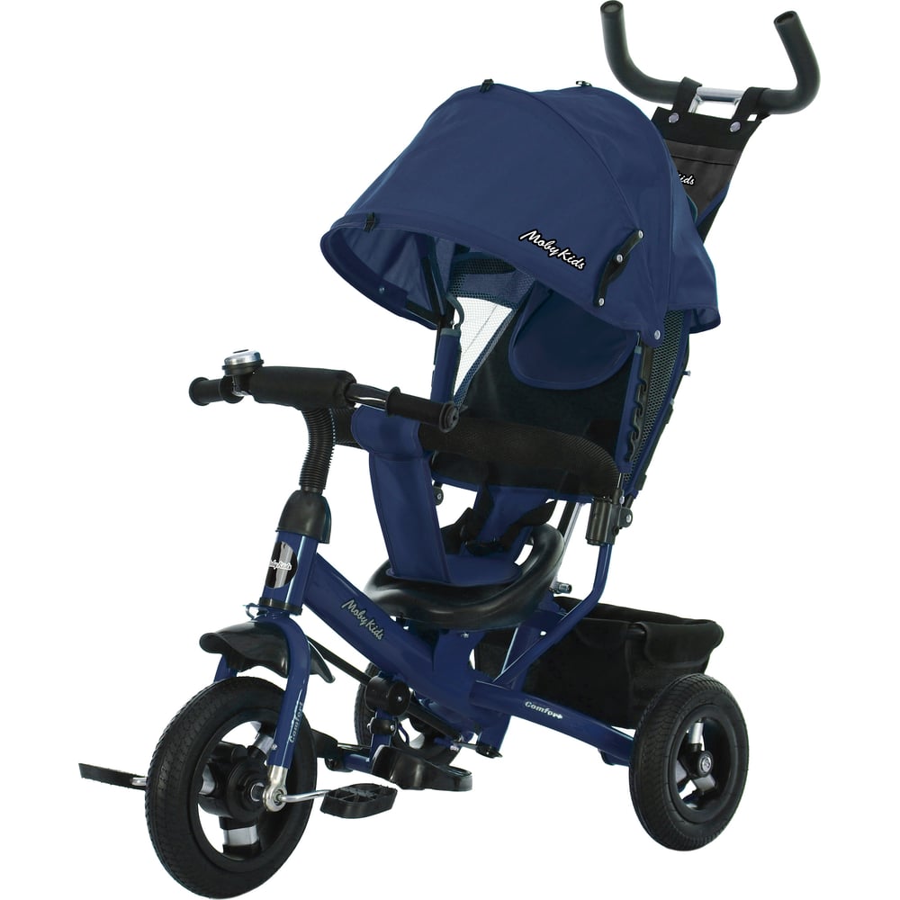 Велосипед Moby Kids 3 колесный, Comfort 10x8 AIR, синий 641345 ...