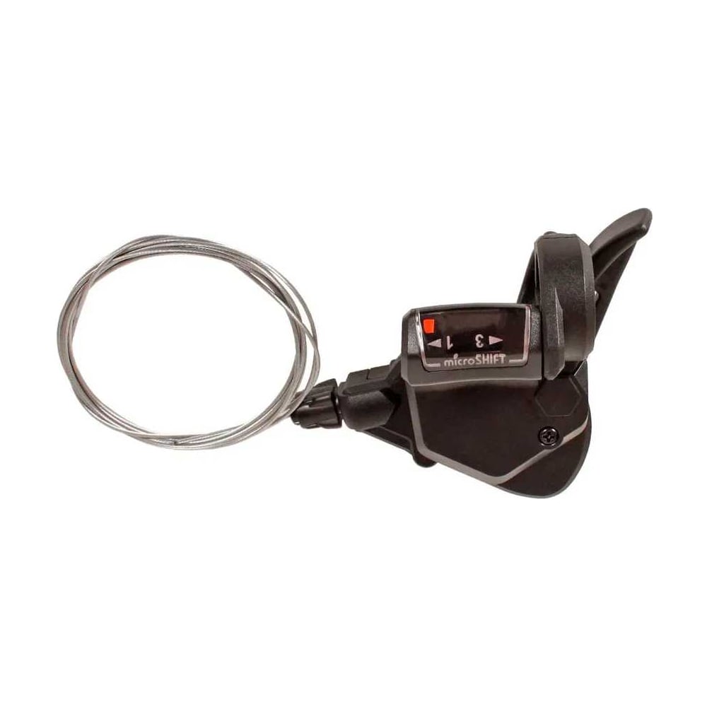 Шифтер/манетка левый MICROSHIFT TS38-3L 3-х скоростной с тросом 1800 мм HQ-0010062 - выгодная ...