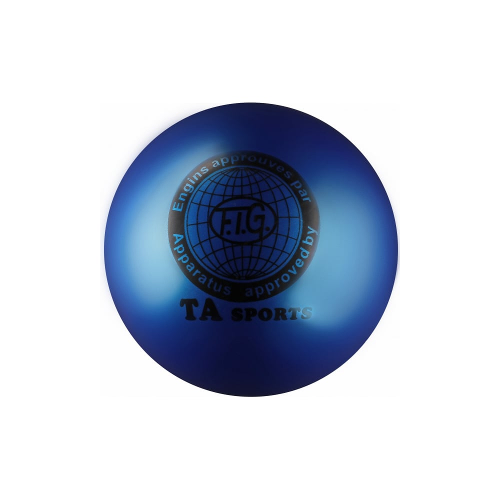 Мяч для художественной гимнастики INDIGO, металлик, 300 г, 15 см I-1 ...