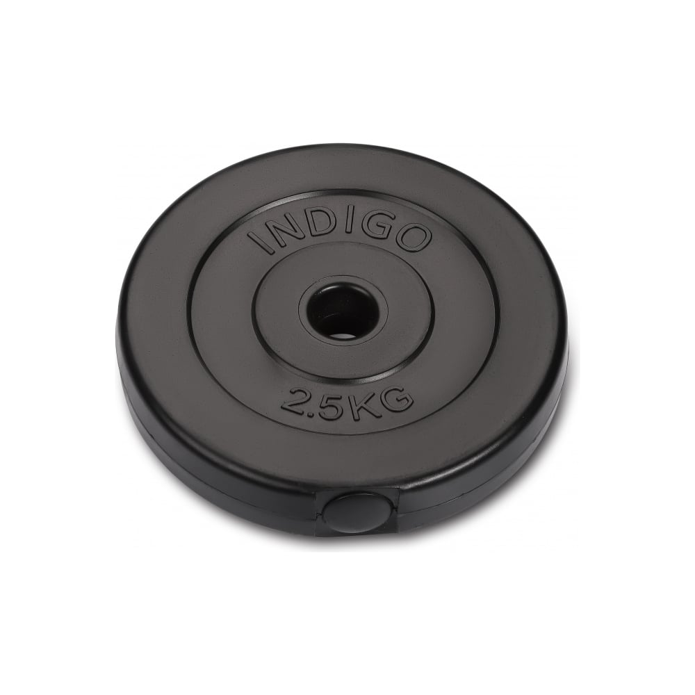 Пластиковый диск INDIGO, 26 мм, 2.5 кг, черный IN123.2,5 - выгодная ...