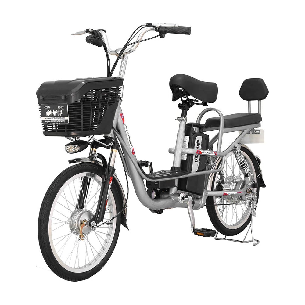 Электровелосипед HIPER Engine BS265, мотор 400Вт/36В, батарея 375 Втч HE-BS265 Silver - выгодная ...