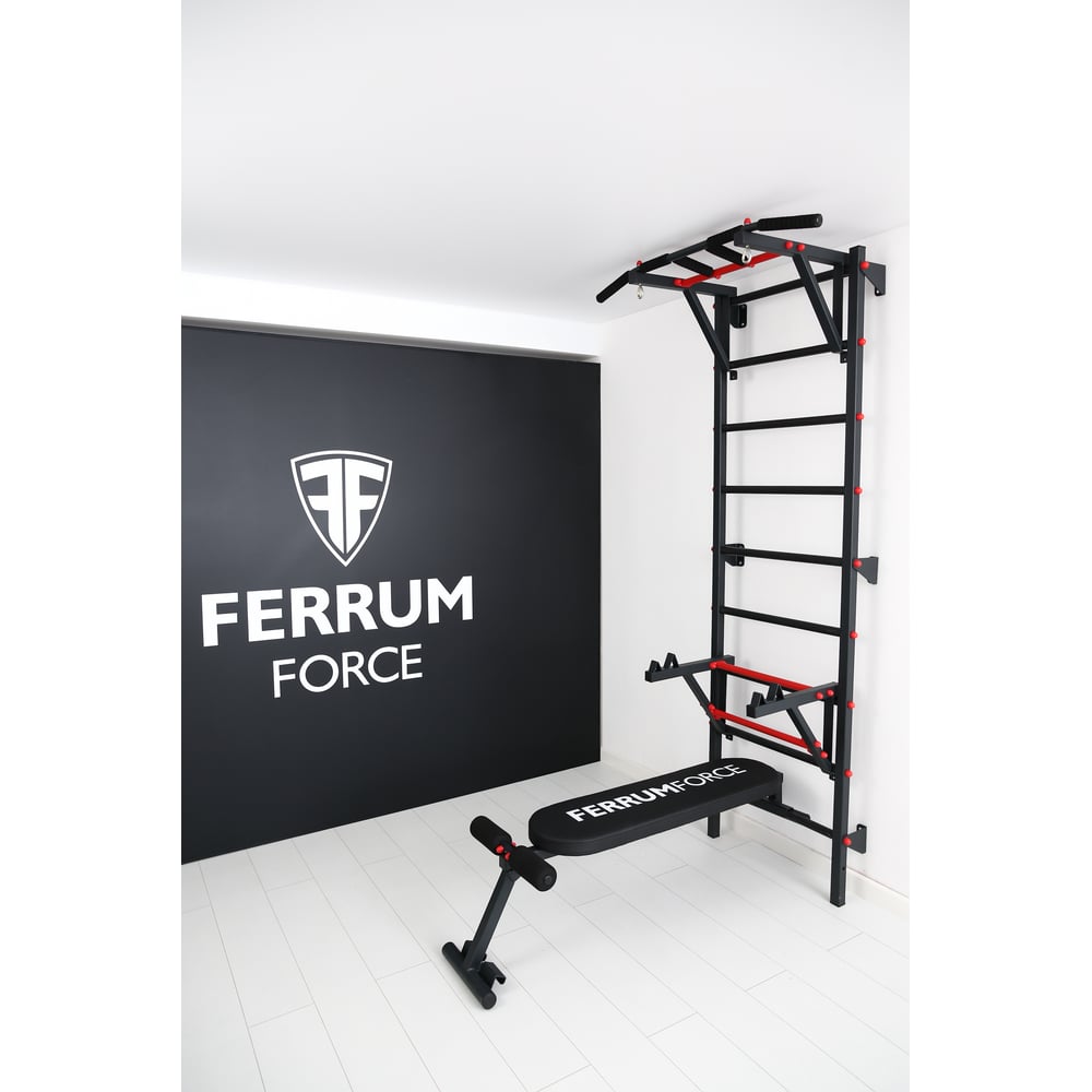 Шведская стенка Ferrumforce F4 черный красный F040010 1 выгодная цена