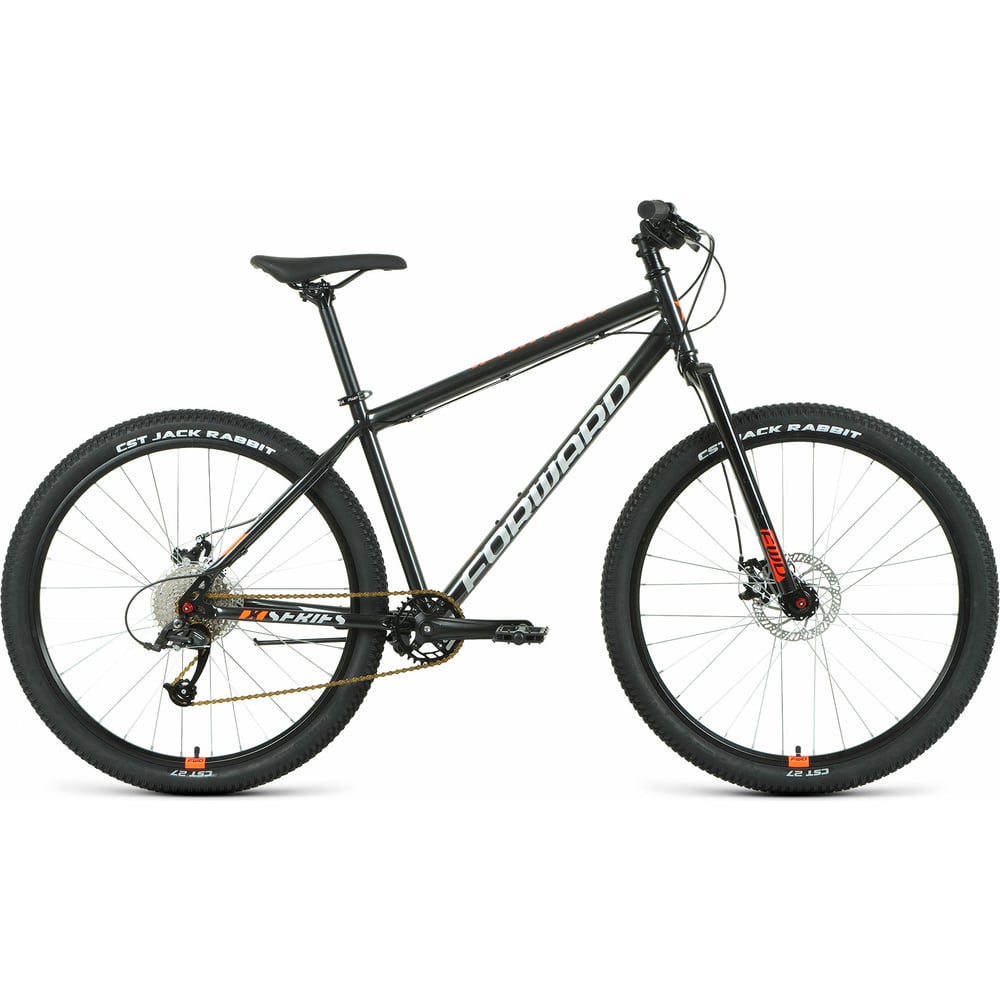 Велосипед FORWARD SPORTING 27.5 X, 9 скоростей, рост 17, черный ...