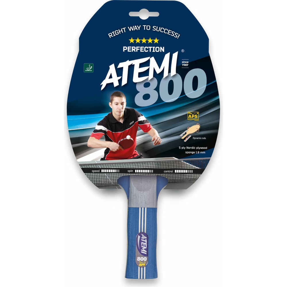 Ракетка для настольного тенниса ATEMI 800 AN 00000030340 - выгодная ...