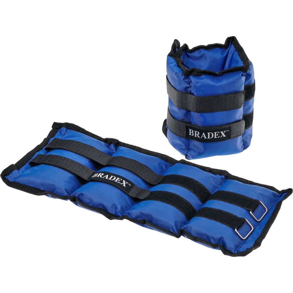 Утяжелители для рук и ног BRADEX 2 шт., 3 кг, синие SF 0745 - выгодная цена, отзывы ...