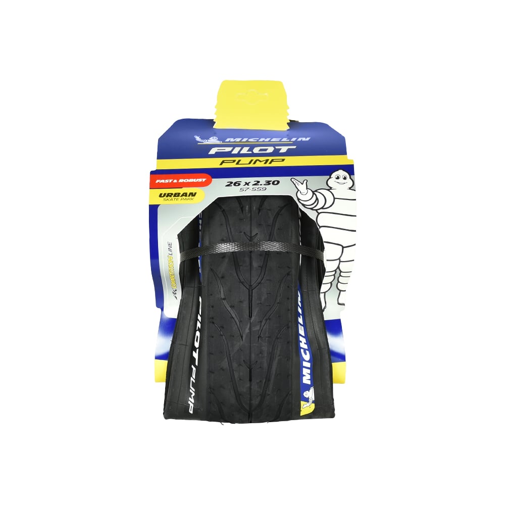 Покрышка MICHELIN PILOT PUMP 57-559 26x2.3TS TLR BLACK, 55TPI фолдинг ...
