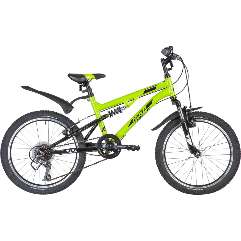 Велосипед NOVATRACK 20SS6V.TITANIUM.GN20 - выгодная цена, отзывы ...