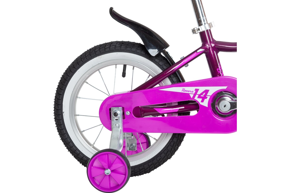 Велосипед NOVATRACK NOVARA 14", фиолетовый 145ANOVARA.VL22 - выгодная ...