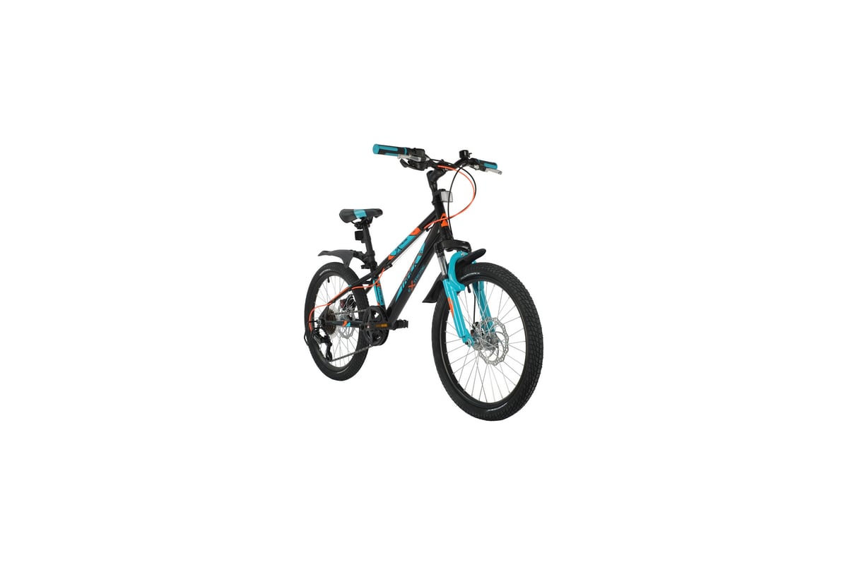 Велосипед NOVATRACK EXTREME 20", черный, сталь, 6 скоростей 20SH6D ...