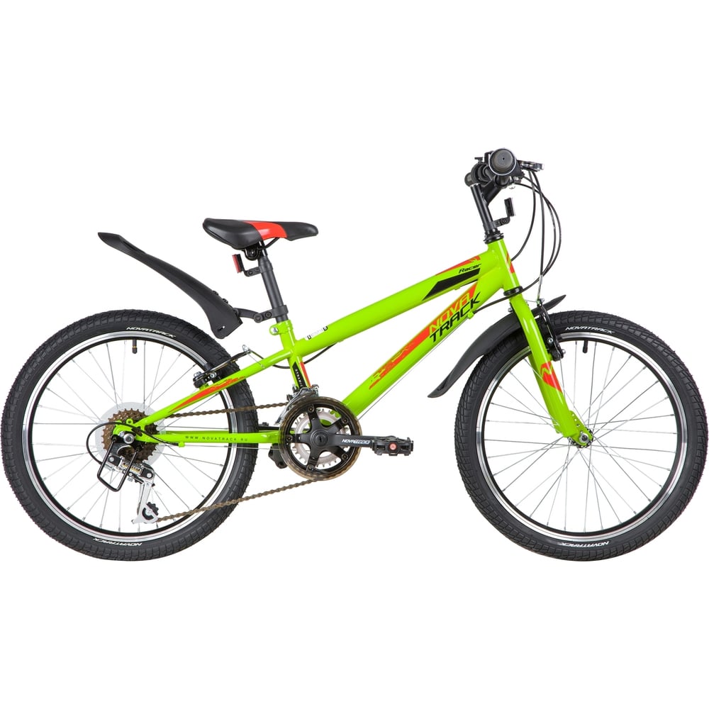 Велосипед NOVATRACK RACER 20", Power, зеленый, сталь, 12 скоростей ...