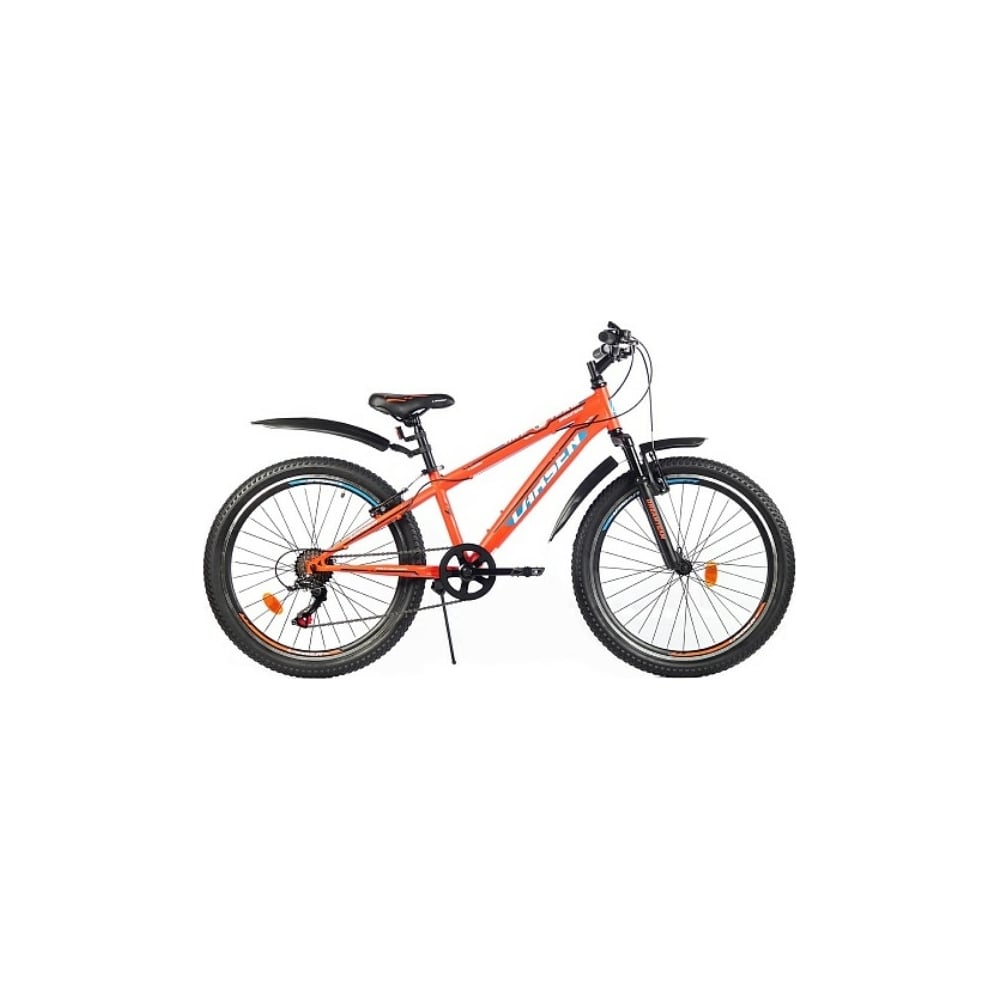 Велосипед Larsen Dream Team 24", 7 скоростей, оранжевый/черный матовый ...