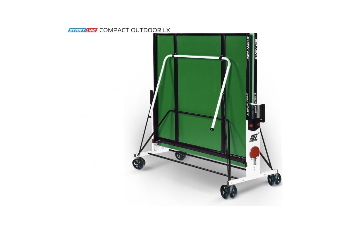 Теннисный всепогодный стол Start Line Compact Outdoor LX green ...