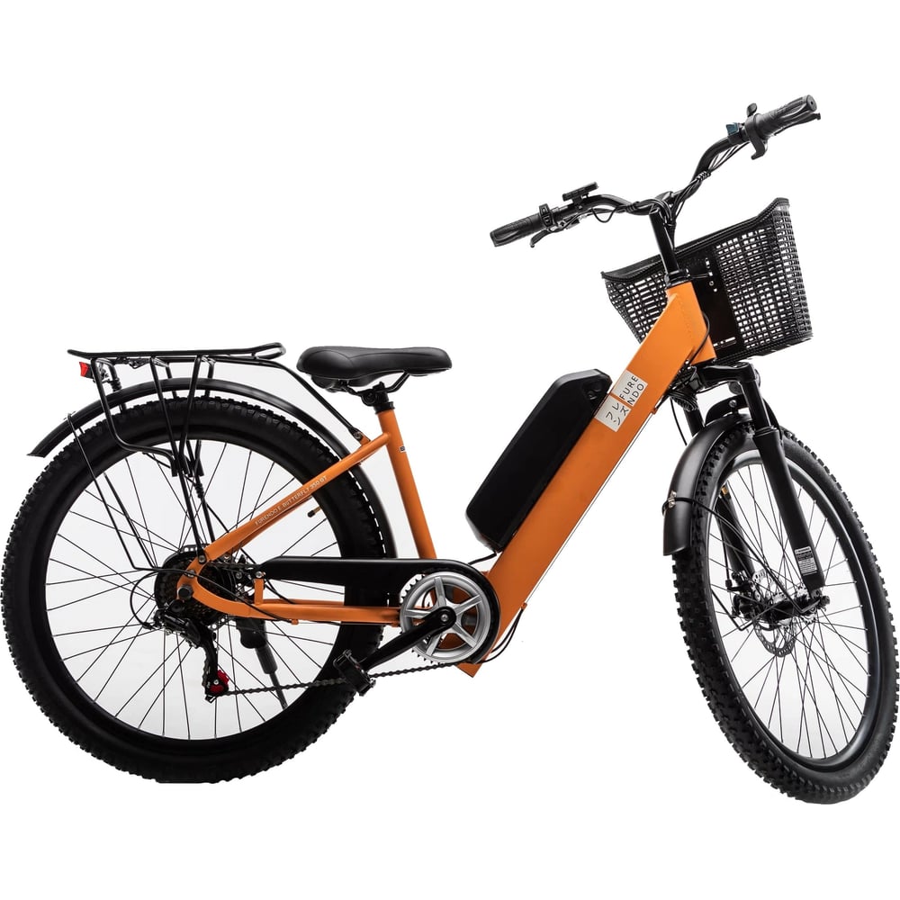 Взрослый электровелосипед Furendo E-BUTTERFLY 350 GT оранжевый ...