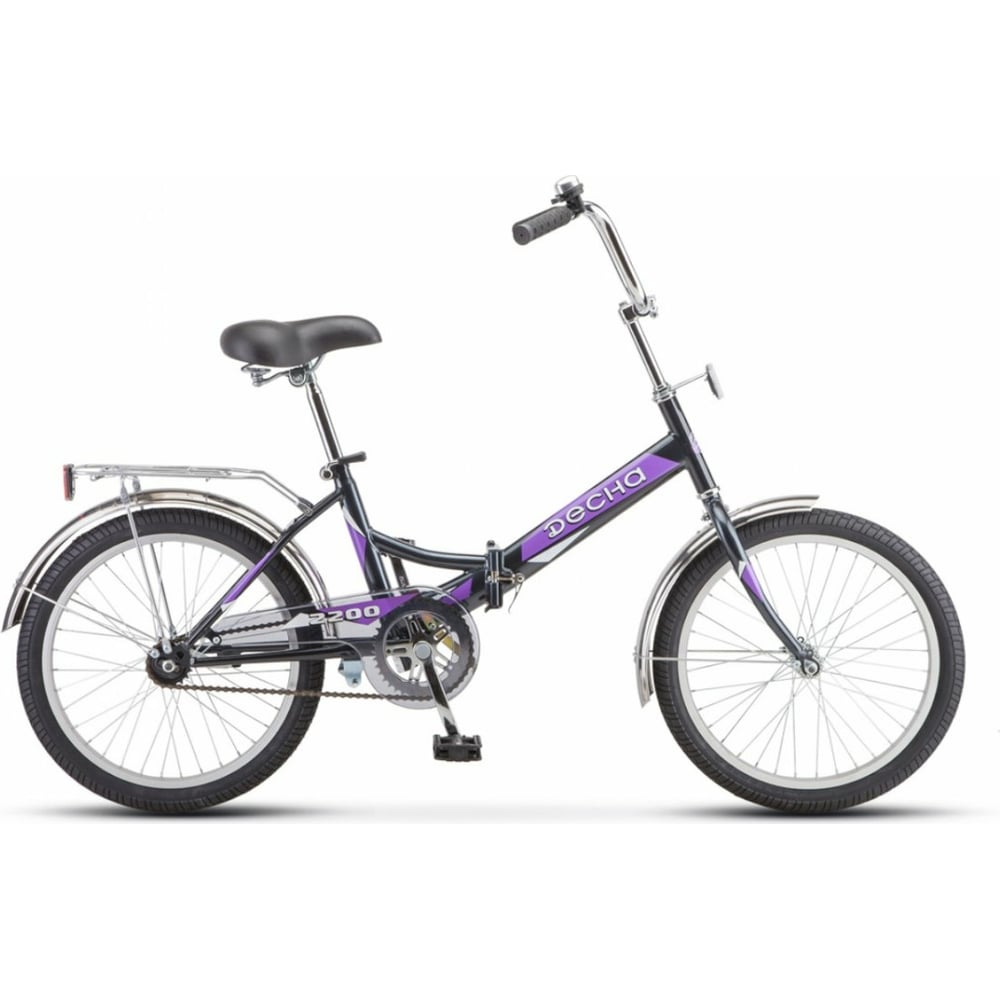 Велосипед Десна 2200 диаметр колес 20", размер рамы 13.5", черный ...