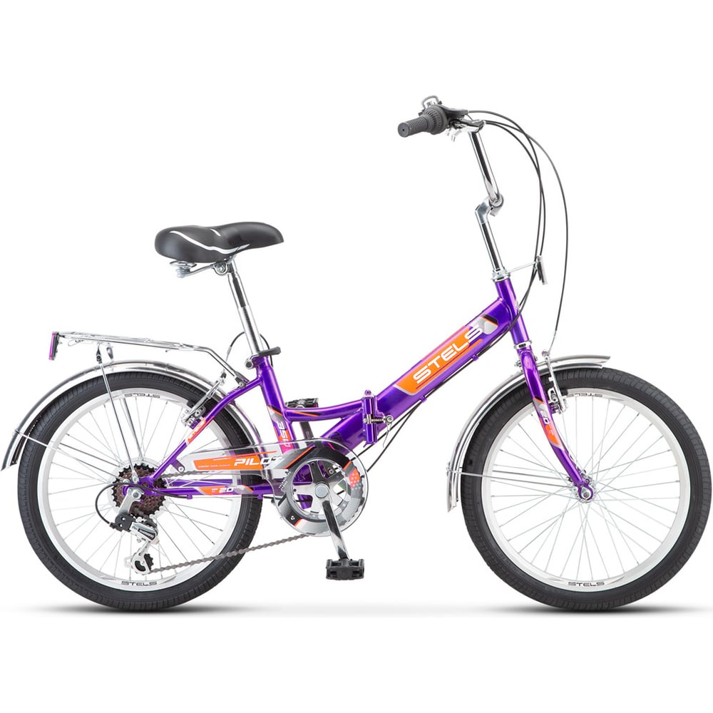 Велосипед STELS 20” Pilot-350 V, размер рамы 13" фиолетовый LU070347 ...