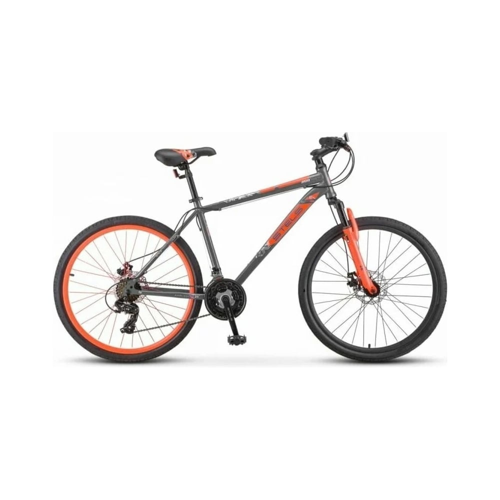 Велосипед STELS Navigator-500 MD, 26”, размер рамы 20", серый/красный ...