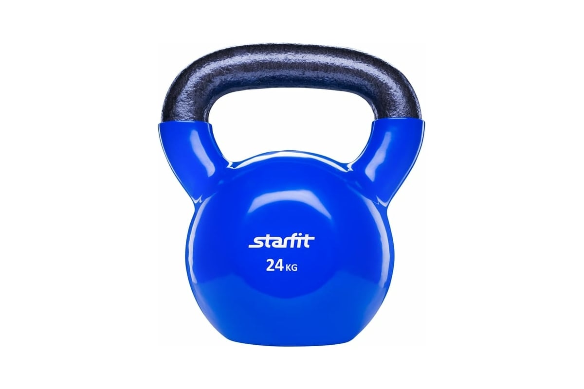Виниловая гиря Starfit DB-401 24 кг, темно-синяя УТ-00007108 - выгодная ...