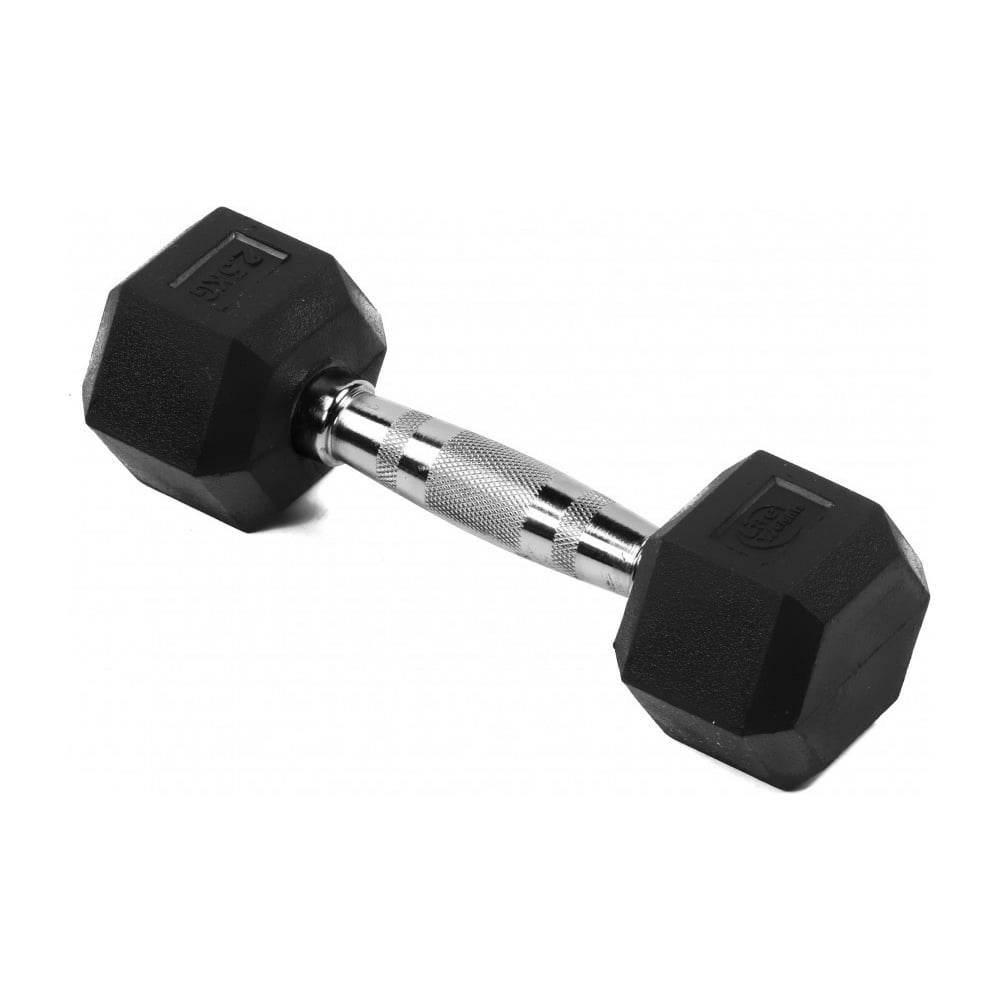 Гексагональная обрезиненная гантель Lite Weights 8кг 3184LW - выгодная ...