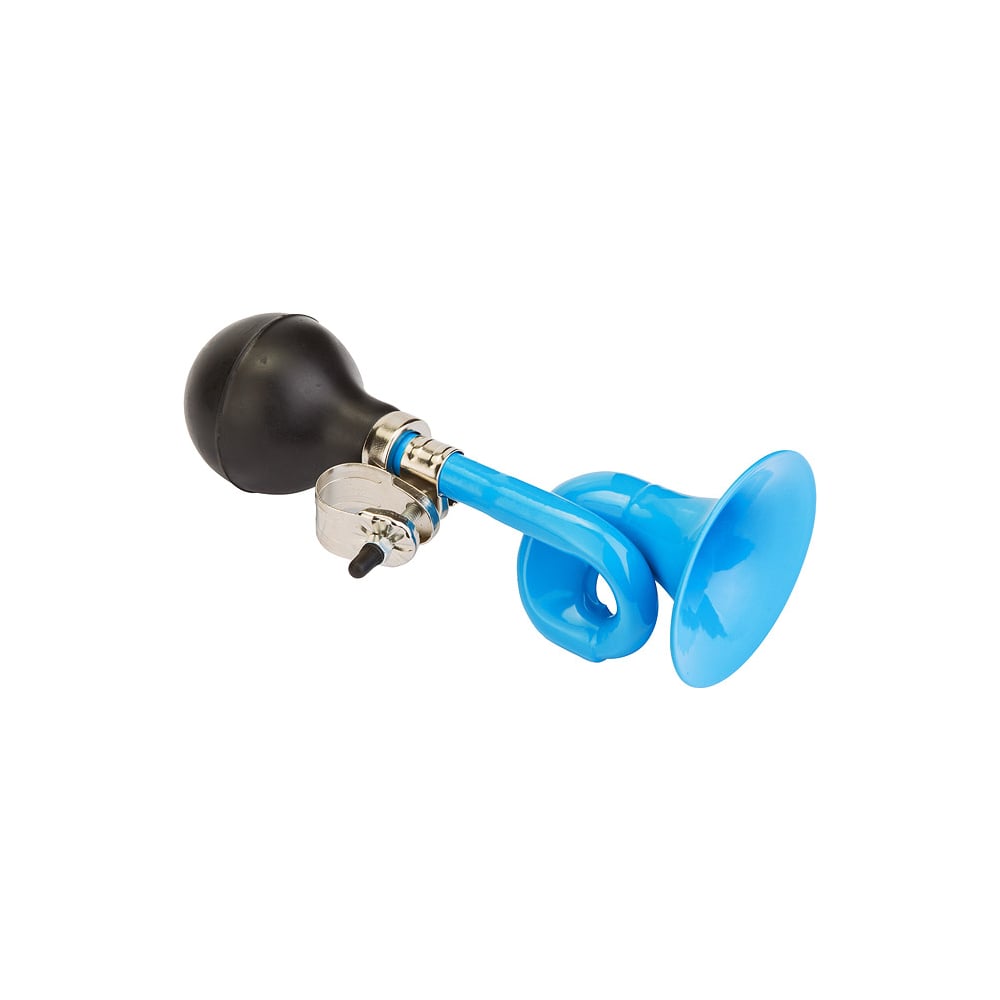 Клаксон STELS 86B-02 сталь/резина, черный/голубой LU059733 - выгодная цена, отзывы ...