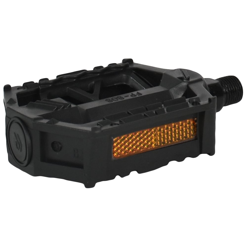 Педали Feimin FP-808, 109х83мм, моноблок пластик, стальная ось, 383гр ...