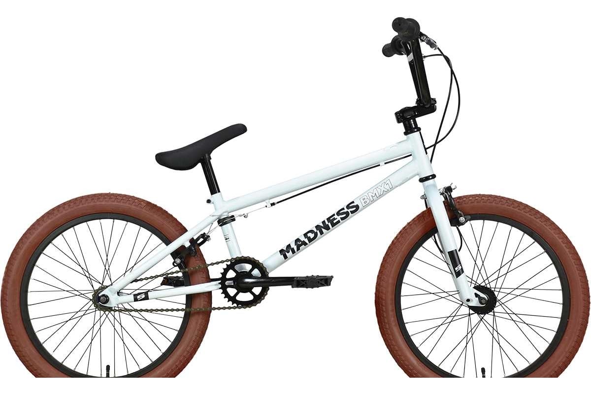Велосипед STARK Madness BMX 1, 2023, серебристый/черный/коричневый HQ-0012539 - выгодная цена ...