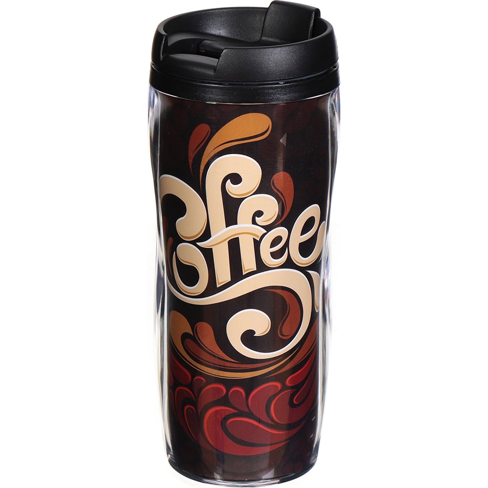 Термокружка DANIKS пластик, 0.38 л, кофе напитки, колба пластик, yycf001-23 396547 - выгодная ...