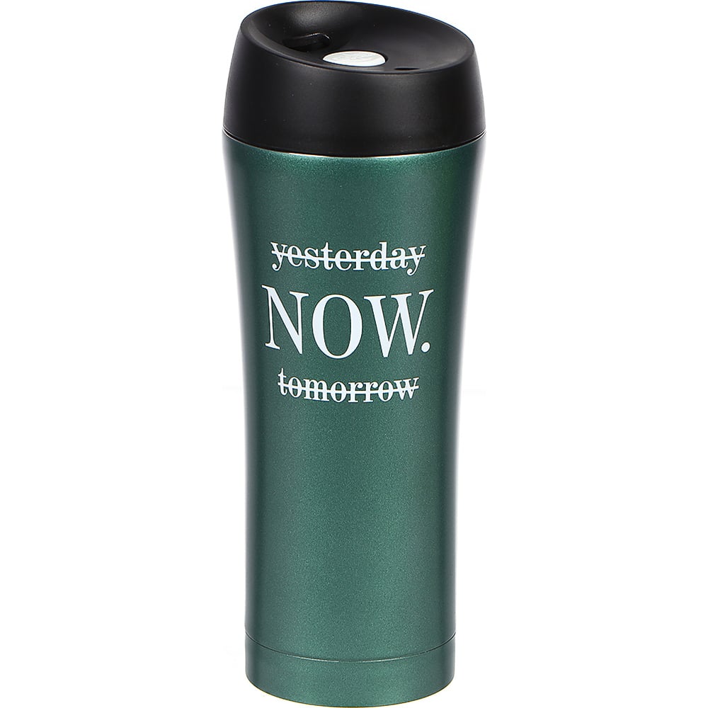 Термокружка DANIKS нерж, 0.45 л, узк.горл, женский стиль 3, колба нерж, изумруд, sl-nt015-328 ...