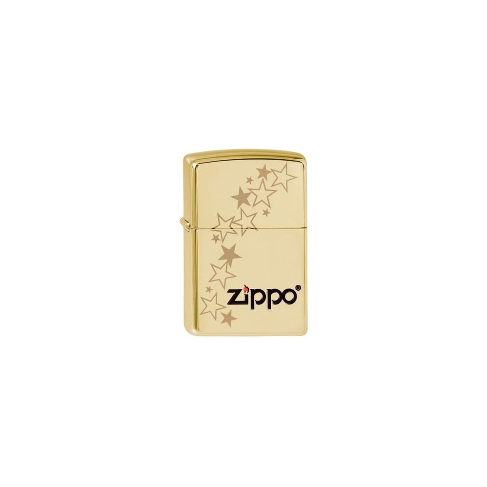 Зажигалка Zippo Classic с покрытием High Polish Brass B Zippo stars ...
